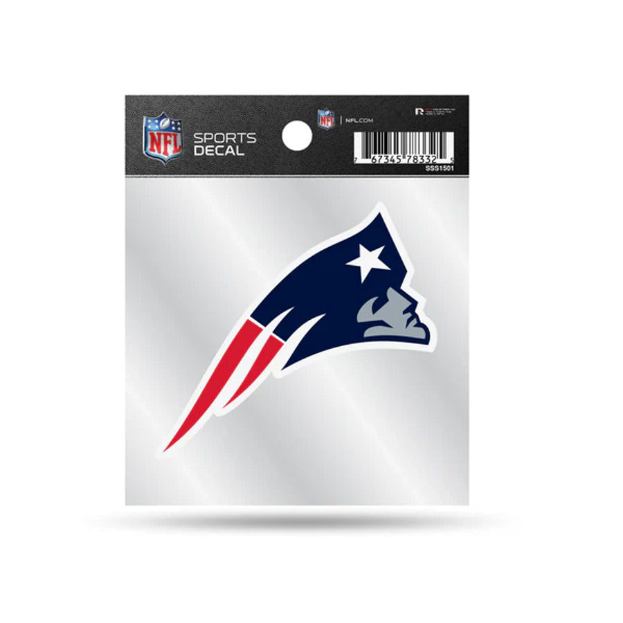 New England Patriots - 4x4 Vinyl Sticker at Sticker Shoppe