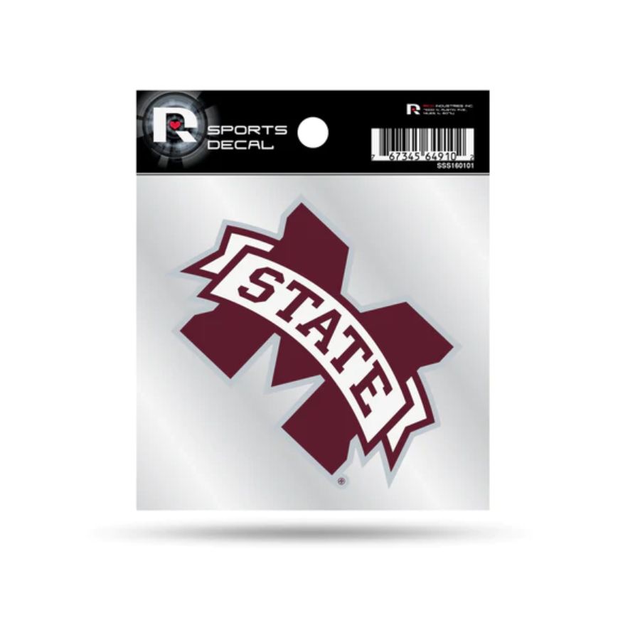 Mississippi State University Bulldogs - 4x4 Vinyl Sticker at Sticker Shoppe