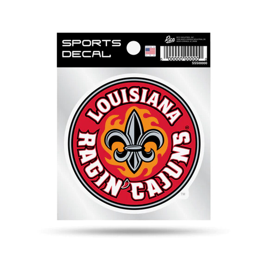 University Of Louisiana-Lafayette Ragin Cajuns - 4x4 Die Cut Decal ...