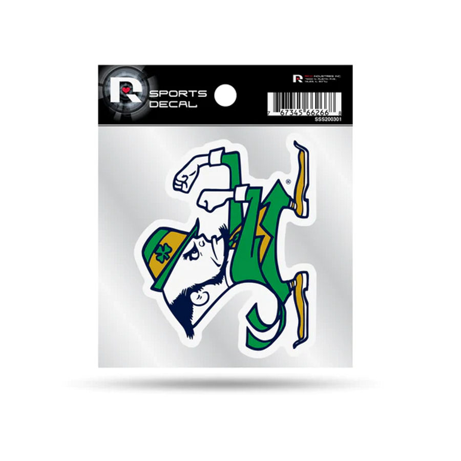 University Of Notre Dame Fighting Irish - 4x4 Vinyl Sticker at Sticker ...