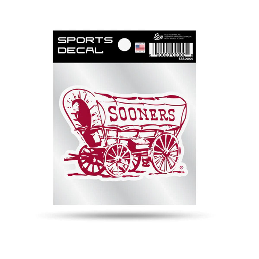 University Of Oklahoma Sooners - 4x4 Vinyl Sticker at Sticker Shoppe