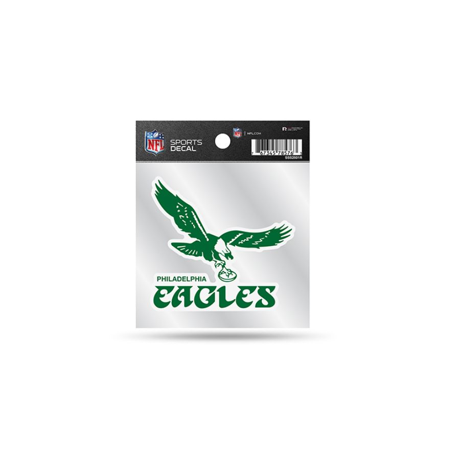 Philadelphia Eagles Retro - 4x4 Vinyl Sticker at Sticker Shoppe