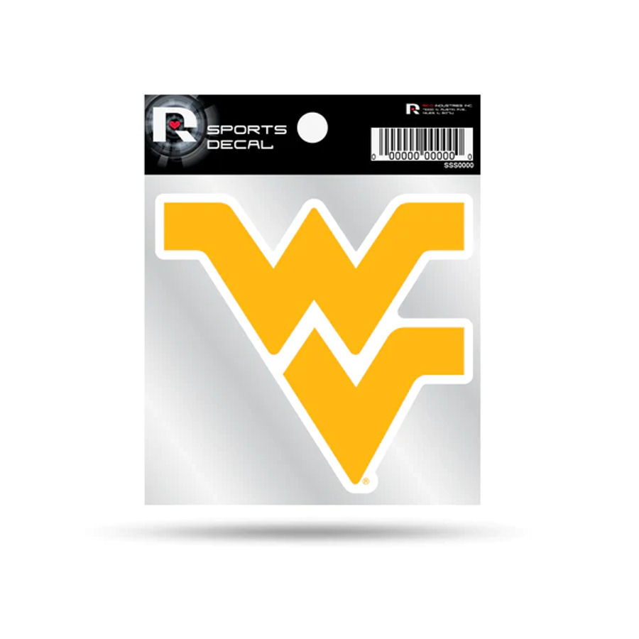 West Virginia University Mountaineers - 4x4 Vinyl Sticker at Sticker Shoppe