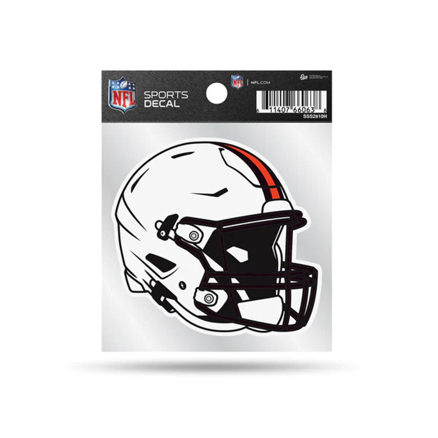 Cleveland Browns Helmet - 4x4 Vinyl Sticker at Sticker Shoppe