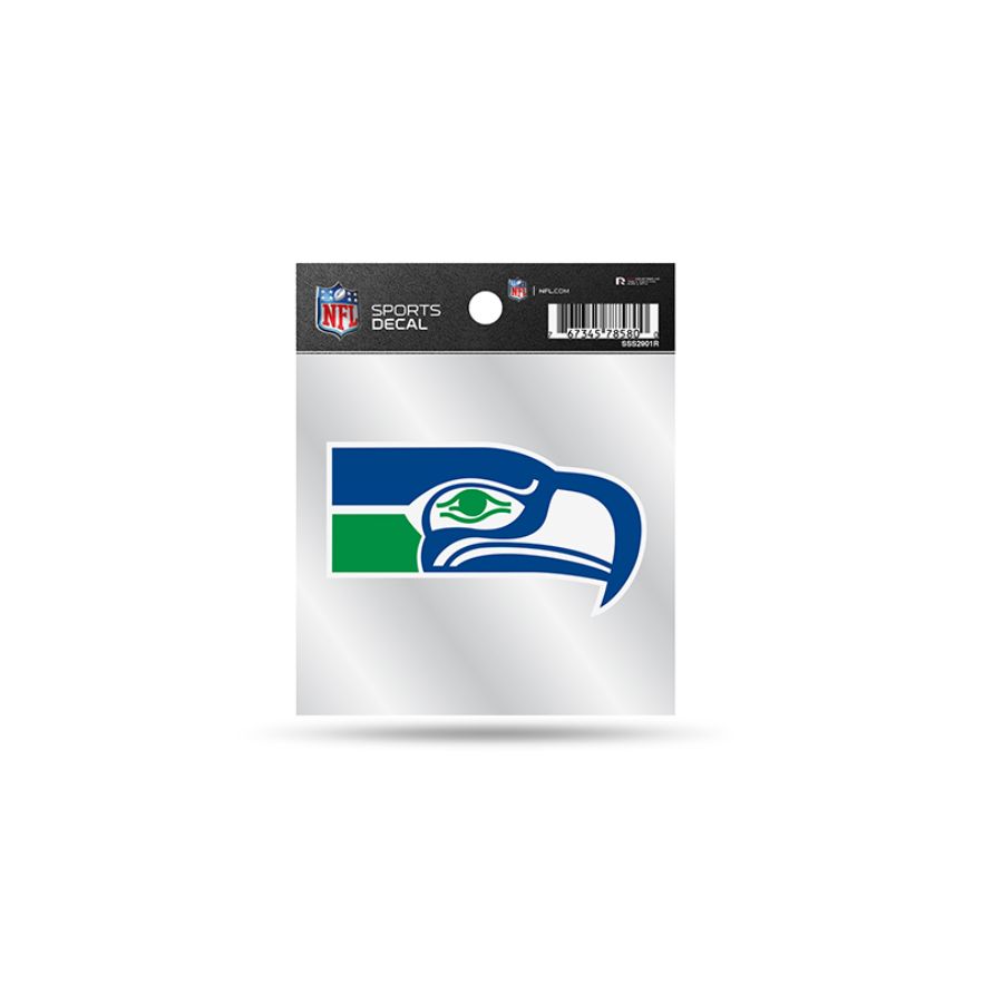 Seattle Seahawks Retro - 4x4 Vinyl Sticker at Sticker Shoppe