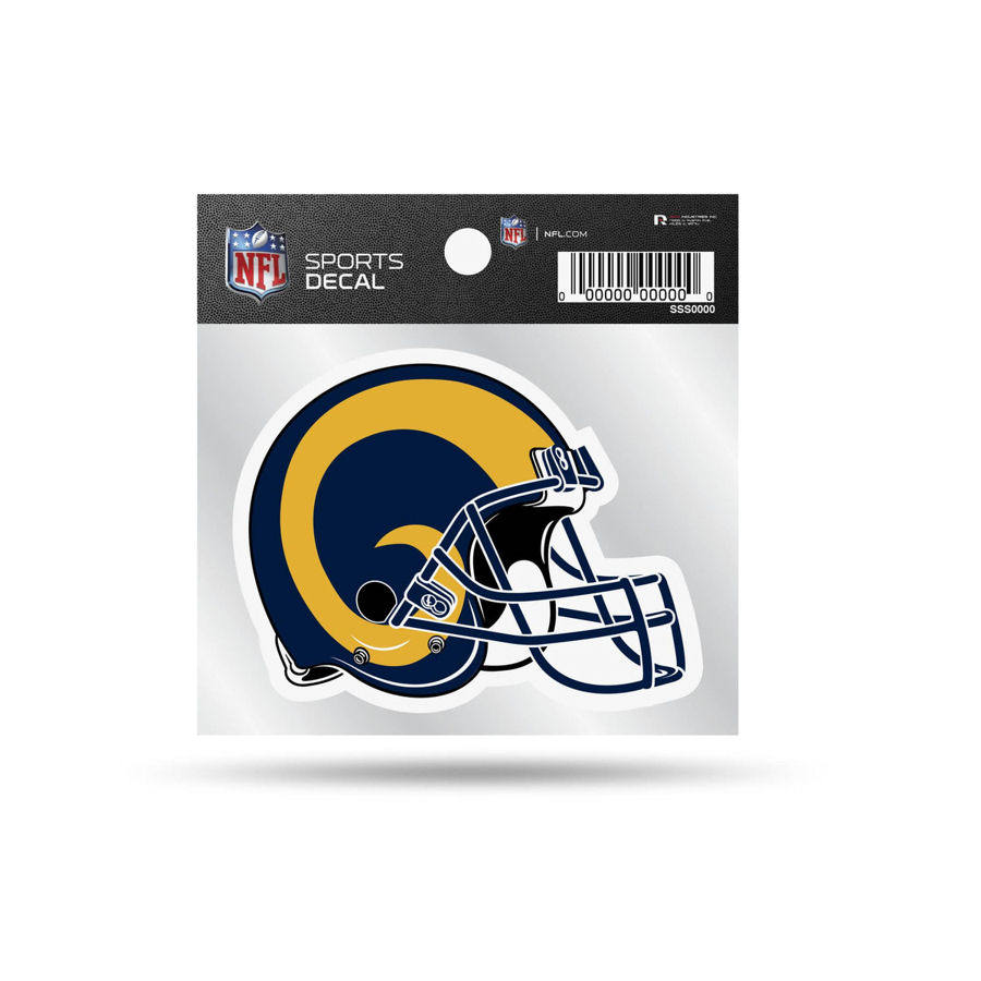 Los Angeles Rams Retro - 4x4 Vinyl Sticker at Sticker Shoppe