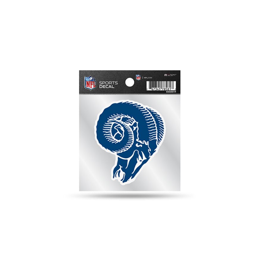 Los Angeles Rams Retro - 4x4 Vinyl Sticker at Sticker Shoppe