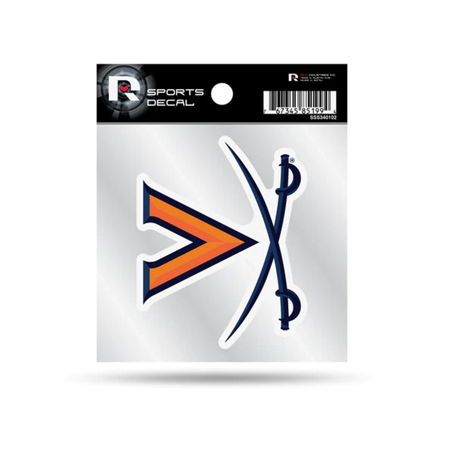 University Of Virginia Cavaliers - 4x4 Vinyl Sticker at Sticker Shoppe