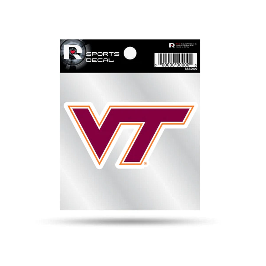 Virginia Tech Hokies - 4x4 Vinyl Sticker at Sticker Shoppe