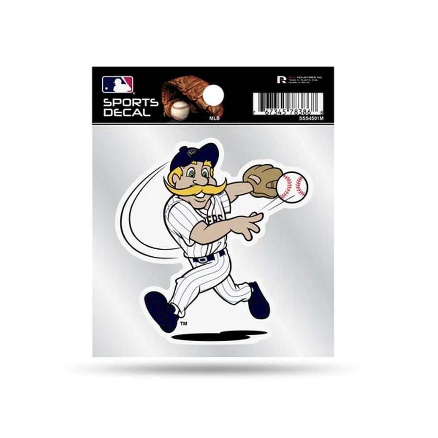 Milwaukee Brewers Mascot - 4x4 Vinyl Sticker at Sticker Shoppe