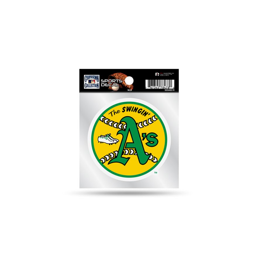 Oakland Athletics A's Retro - 4x4 Vinyl Sticker at Sticker Shoppe