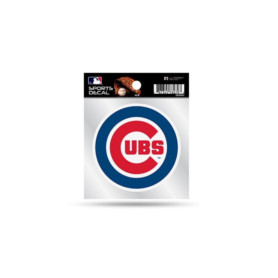 Chicago Cubs - 4x4 Vinyl Sticker at Sticker Shoppe