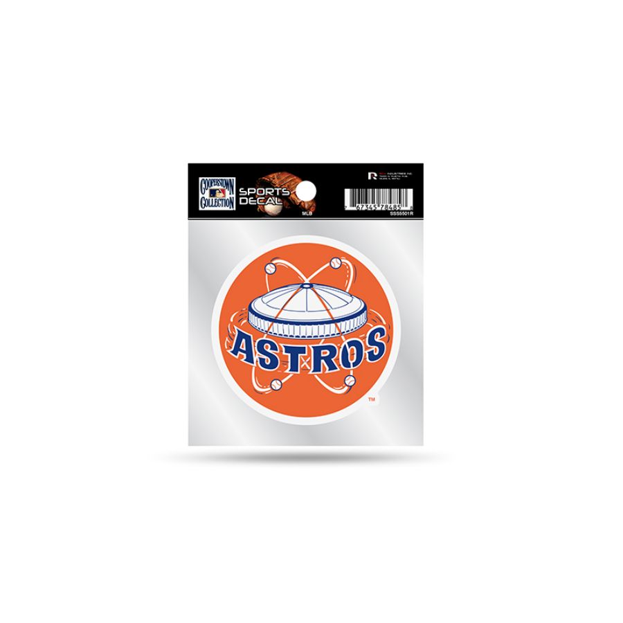 Houston Astros Retro - 4x4 Vinyl Sticker at Sticker Shoppe