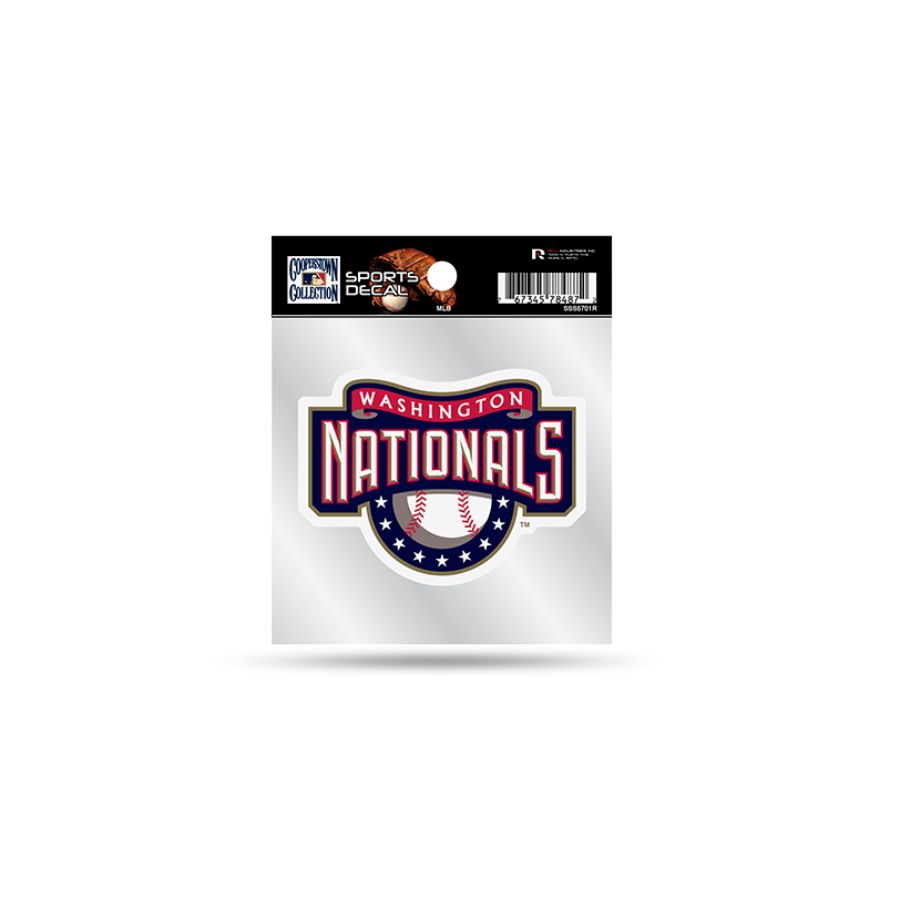 Washington Nationals Retro - 4x4 Vinyl Sticker at Sticker Shoppe