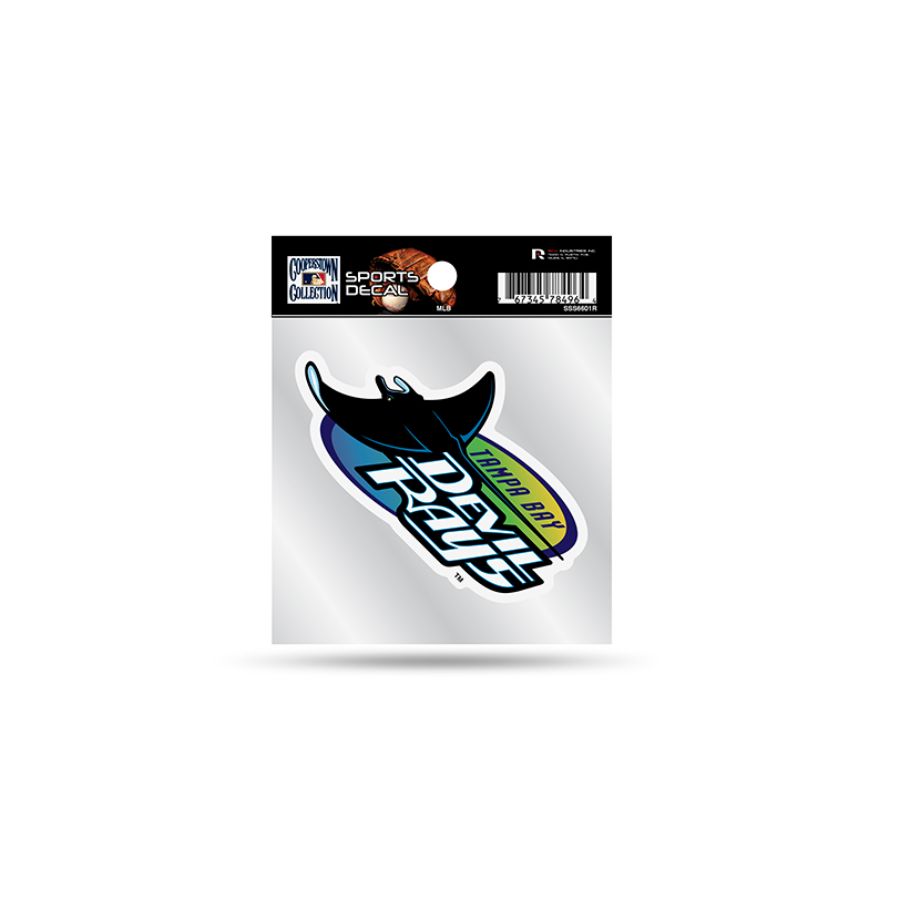 Tampa Bay Rays Retro - 4x4 Vinyl Sticker at Sticker Shoppe