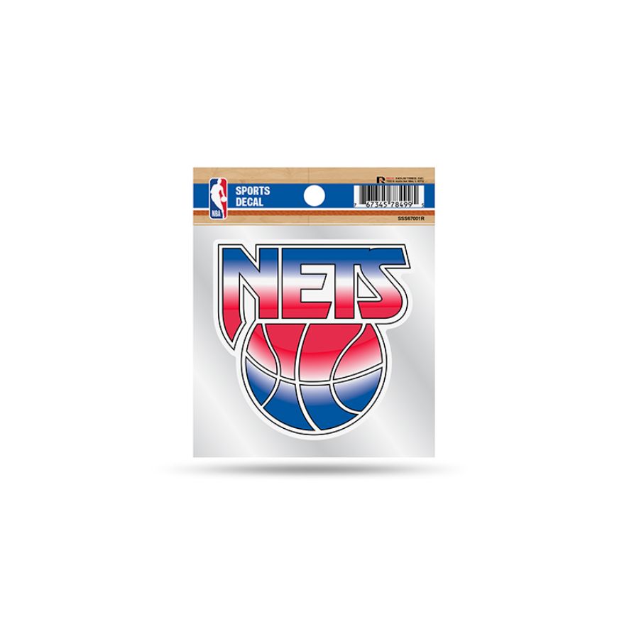 Brooklyn Nets Retro Vintage Logo - 4x4 Vinyl Sticker at Sticker Shoppe