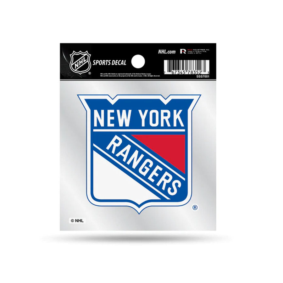 New York Rangers - 4x4 Vinyl Sticker at Sticker Shoppe