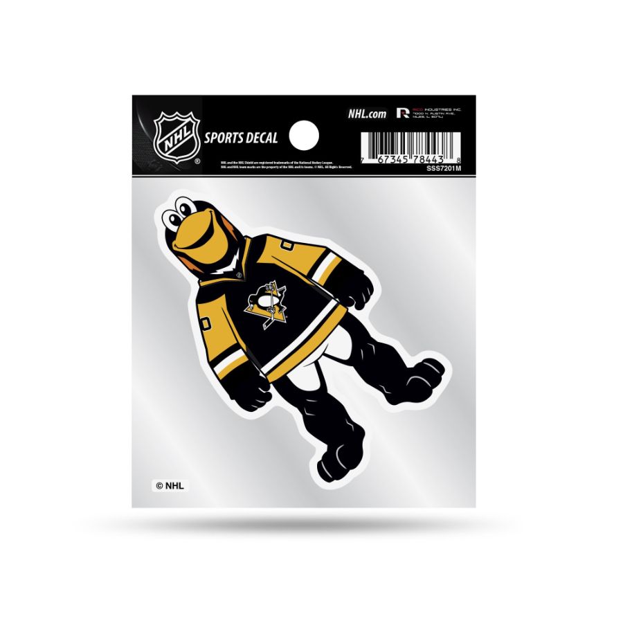 Pittsburgh Penguins Mascot - 4x4 Vinyl Sticker at Sticker Shoppe