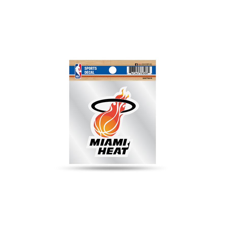 Miami Heat Retro Vintage Logo - 4x4 Vinyl Sticker at Sticker Shoppe