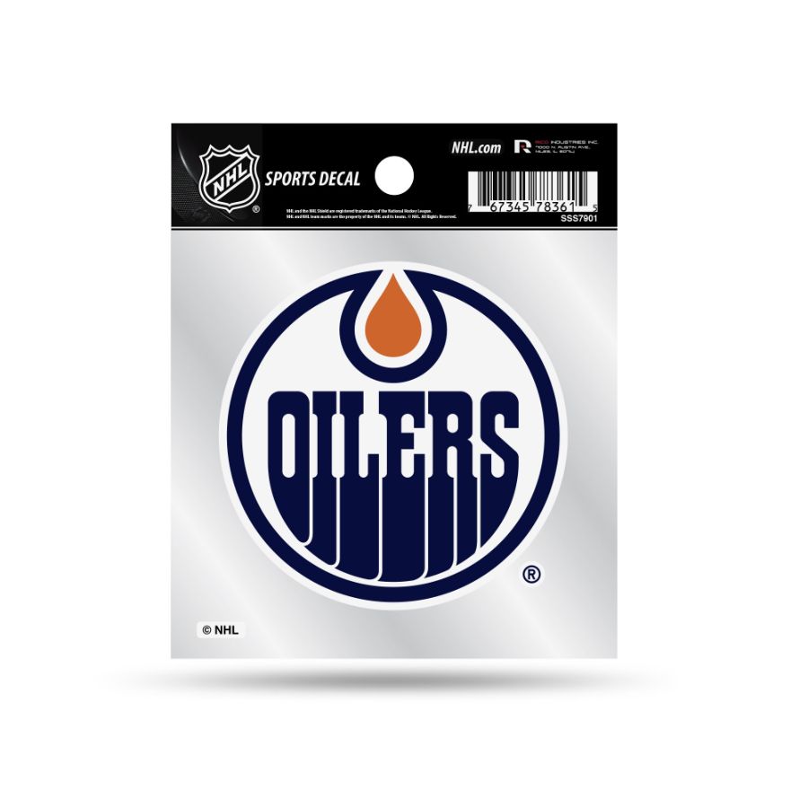 Edmonton Oilers - 4x4 Vinyl Sticker at Sticker Shoppe