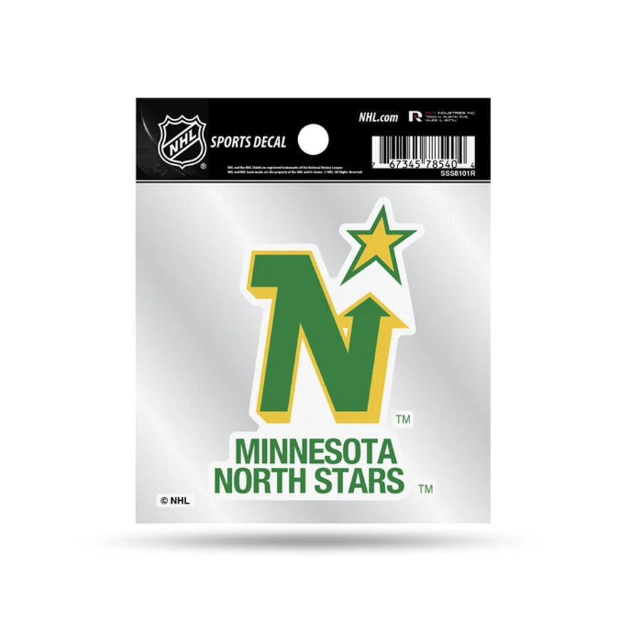 Minnesota North Stars Retro - 4x4 Vinyl Sticker at Sticker Shoppe