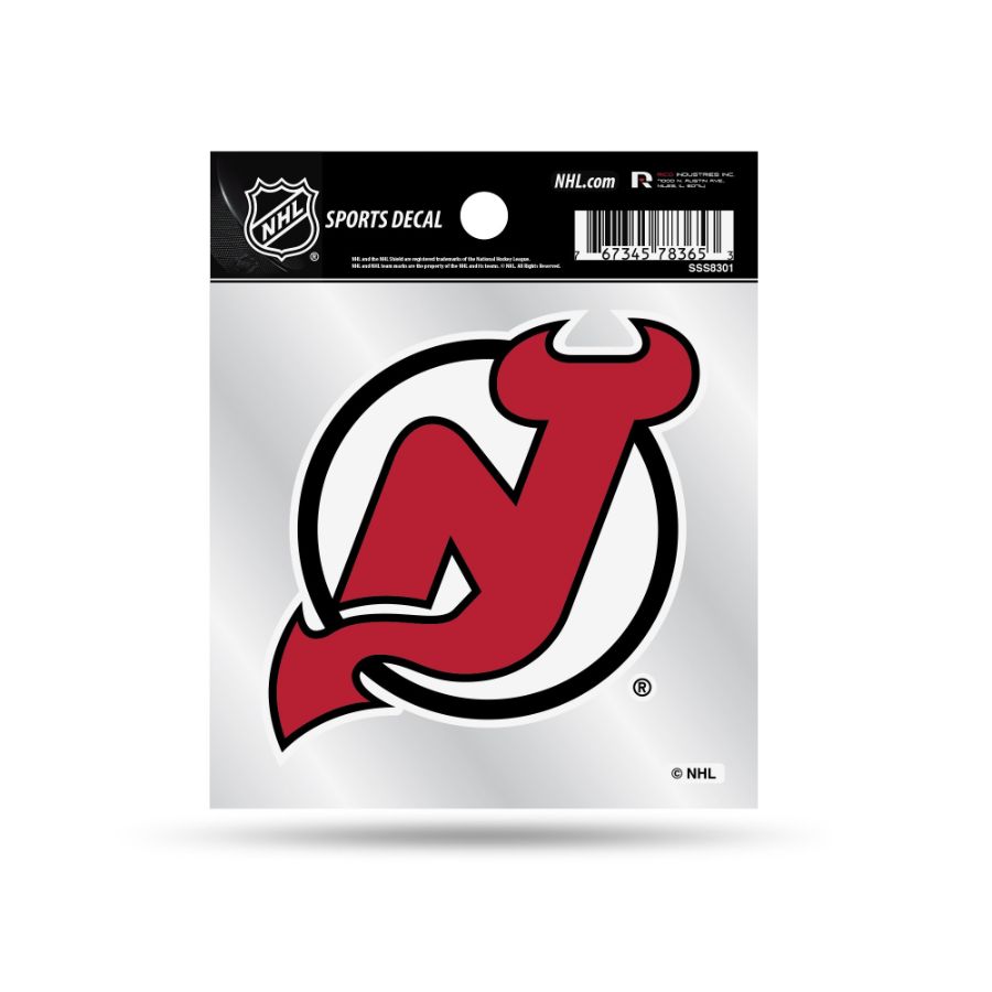 New Jersey Devils - 4x4 Vinyl Sticker at Sticker Shoppe