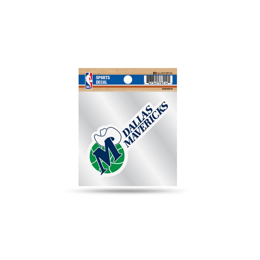 Dallas Mavericks Retro Vintage Logo - 4x4 Vinyl Sticker at Sticker Shoppe