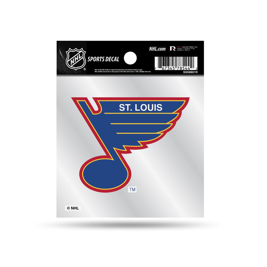 St. Louis Blues Retro - 4x4 Vinyl Sticker at Sticker Shoppe