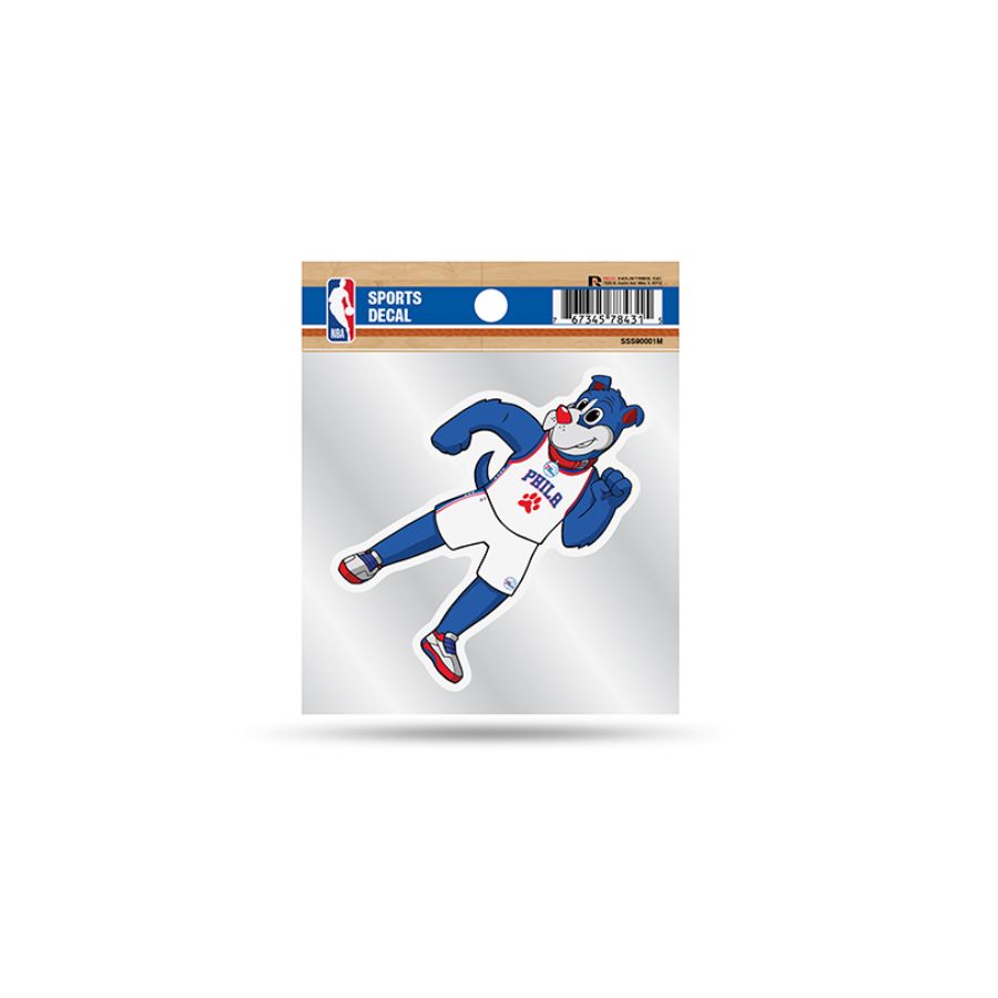 Philadelphia 76ers Mascot - 4x4 Vinyl Sticker at Sticker Shoppe