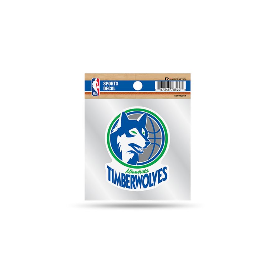 Minnesota Timberwolves Retro Vintage Logo - 4x4 Vinyl Sticker at ...