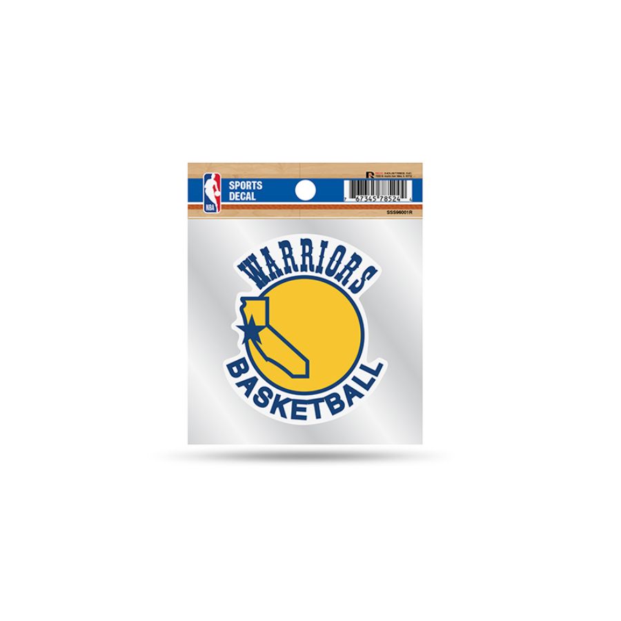 Golden State Warriors Retro Vintage Logo - 4x4 Vinyl Sticker at Sticker ...