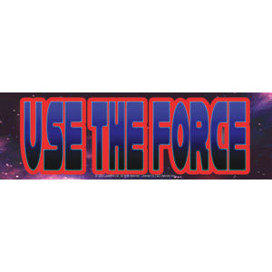 Use The Force - Sticker at Sticker Shoppe