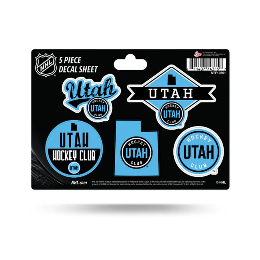Utah Hockey Club - 5 Piece Sticker Sheet at Sticker Shoppe