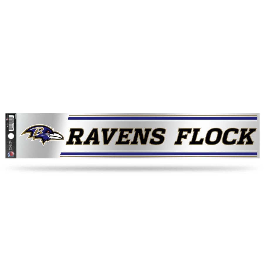Baltimore Ravens - 3x17 Clear Vinyl Sticker at Sticker Shoppe