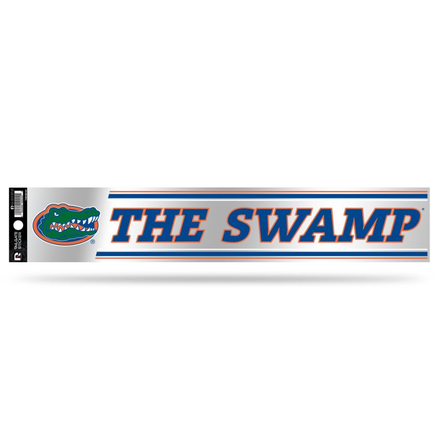 University Of Florida Gators - 3x17 Clear Vinyl Sticker at Sticker Shoppe