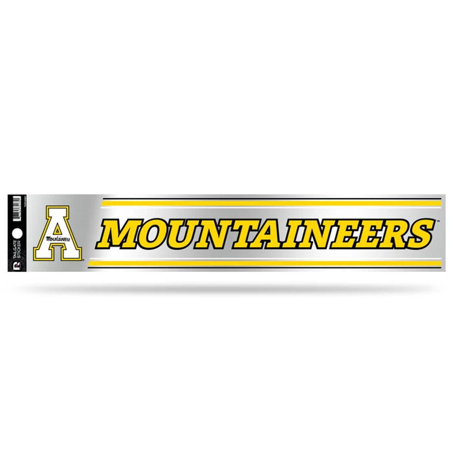 Appalachian State University Mountaineers - 3x17 Clear Vinyl Sticker at ...