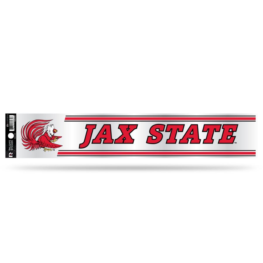 Jacksonville State University Gamecocks - 3x17 Clear Vinyl Sticker at ...
