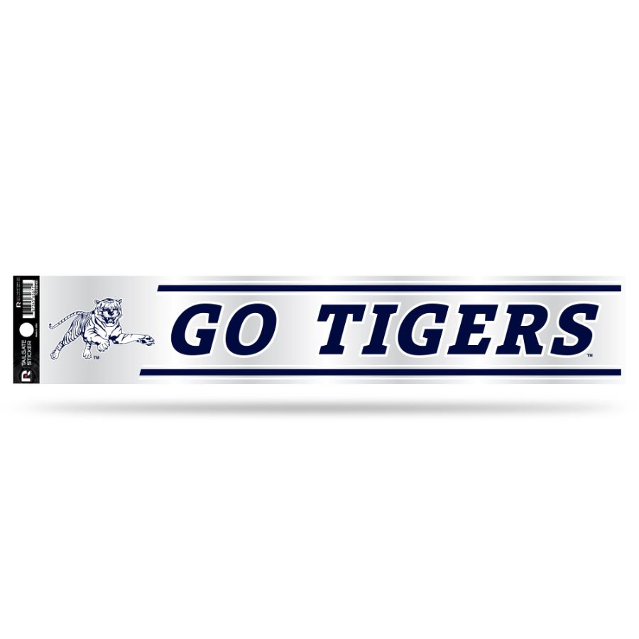 Jackson State University Tigers - 3x17 Clear Vinyl Sticker at Sticker ...