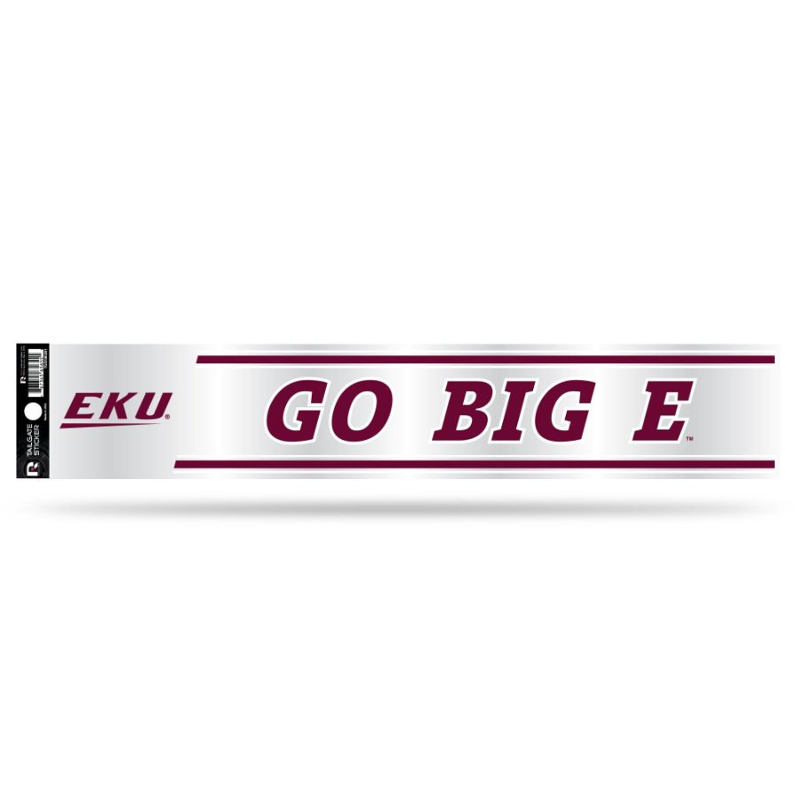 Eastern Kentucky University Colonels - 3x17 Clear Vinyl Sticker at ...