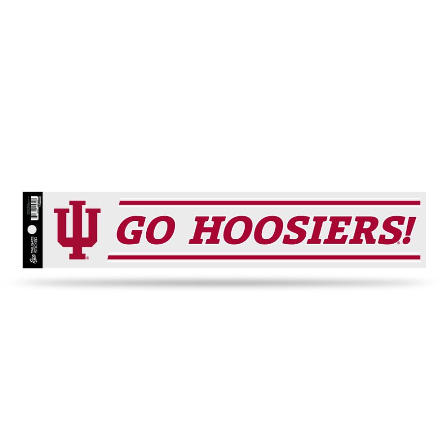 Indiana University Hoosiers - 3x17 Clear Vinyl Sticker at Sticker Shoppe