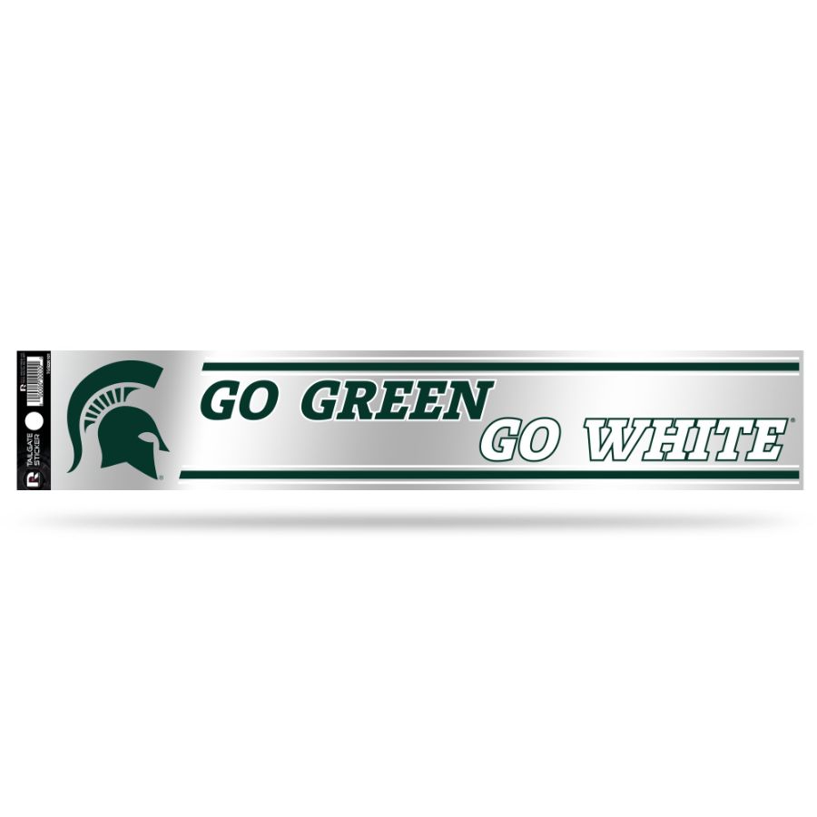 Michigan State University Spartans - 3x17 Clear Vinyl Sticker at ...