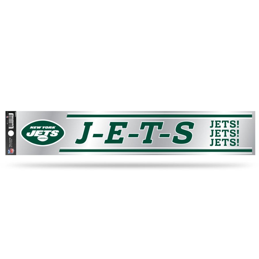 New York Jets - 3x17 Clear Vinyl Sticker at Sticker Shoppe