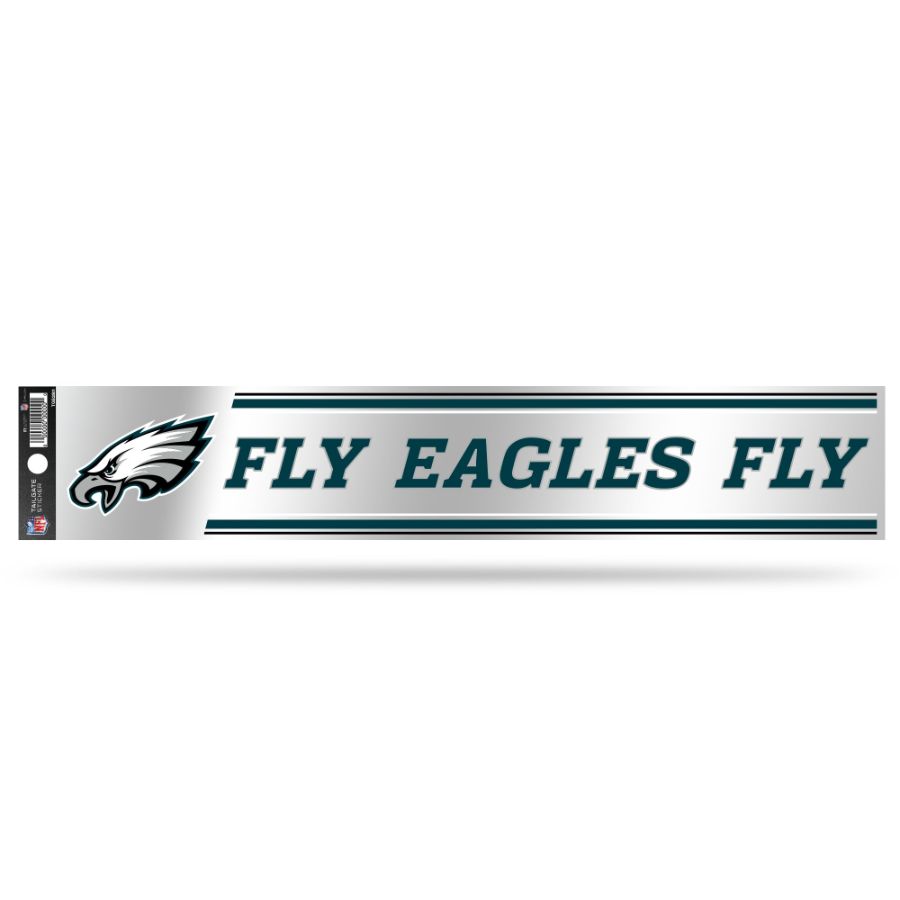 Philadelphia Eagles - 3x17 Clear Vinyl Sticker at Sticker Shoppe