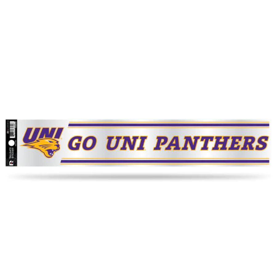Northern Iowa University Panthers - 3x17 Clear Vinyl Sticker at Sticker ...