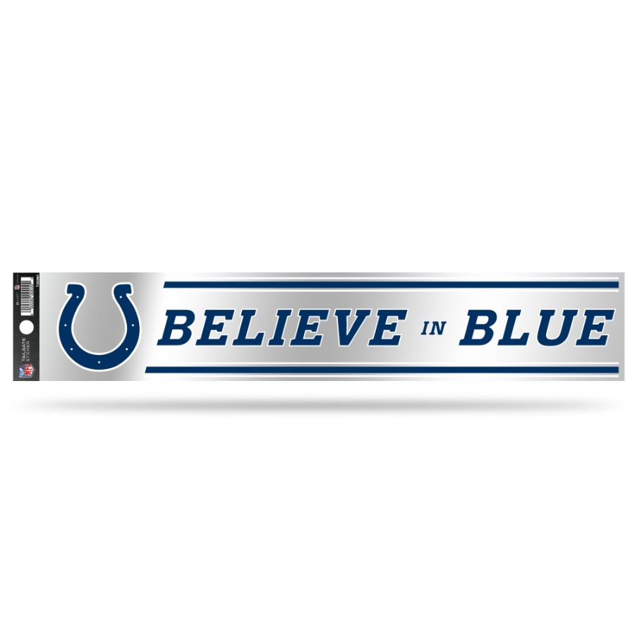 Indianapolis Colts - 3x17 Clear Vinyl Sticker at Sticker Shoppe