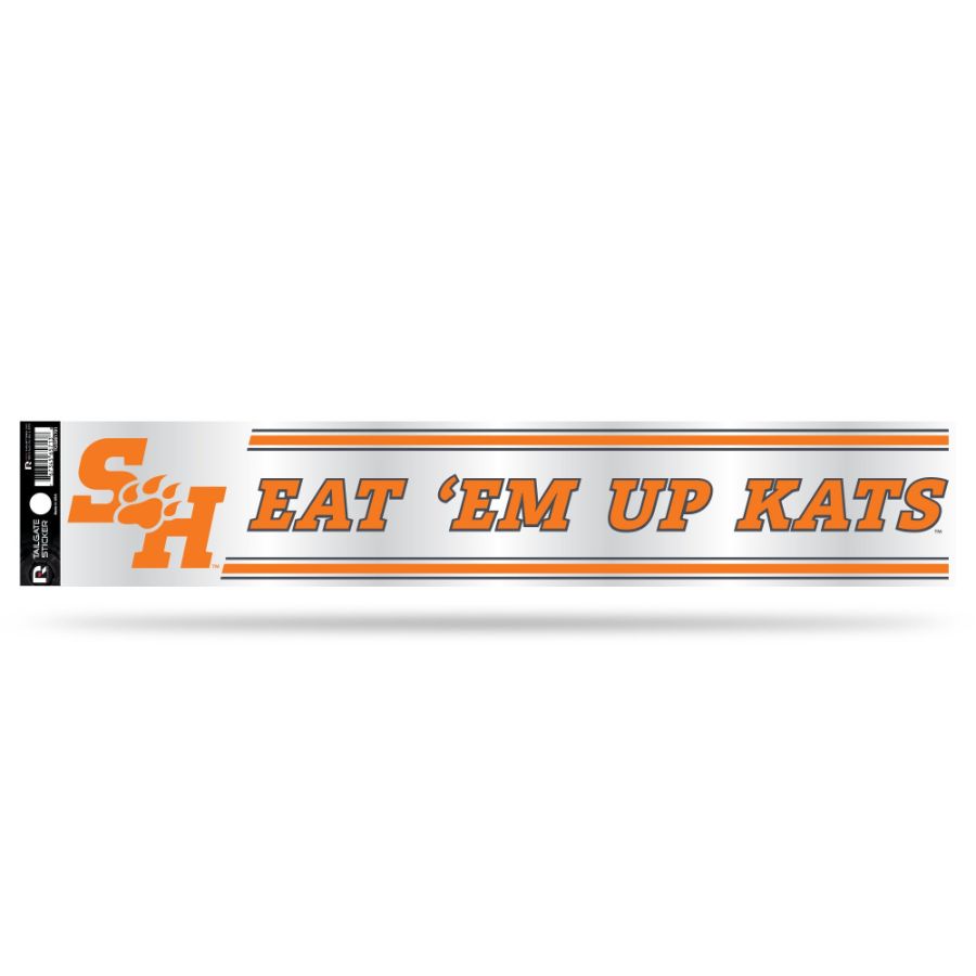 Sam Houston State University Bearkats - 3x17 Clear Vinyl Sticker at ...