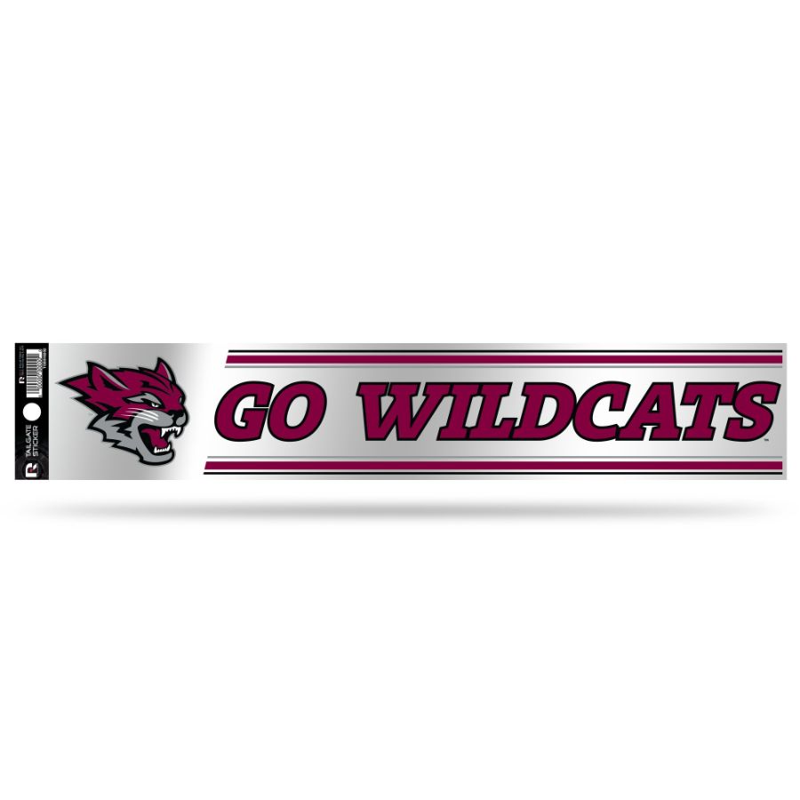 California State University-Chico Wildcats - 3x17 Clear Vinyl Sticker ...
