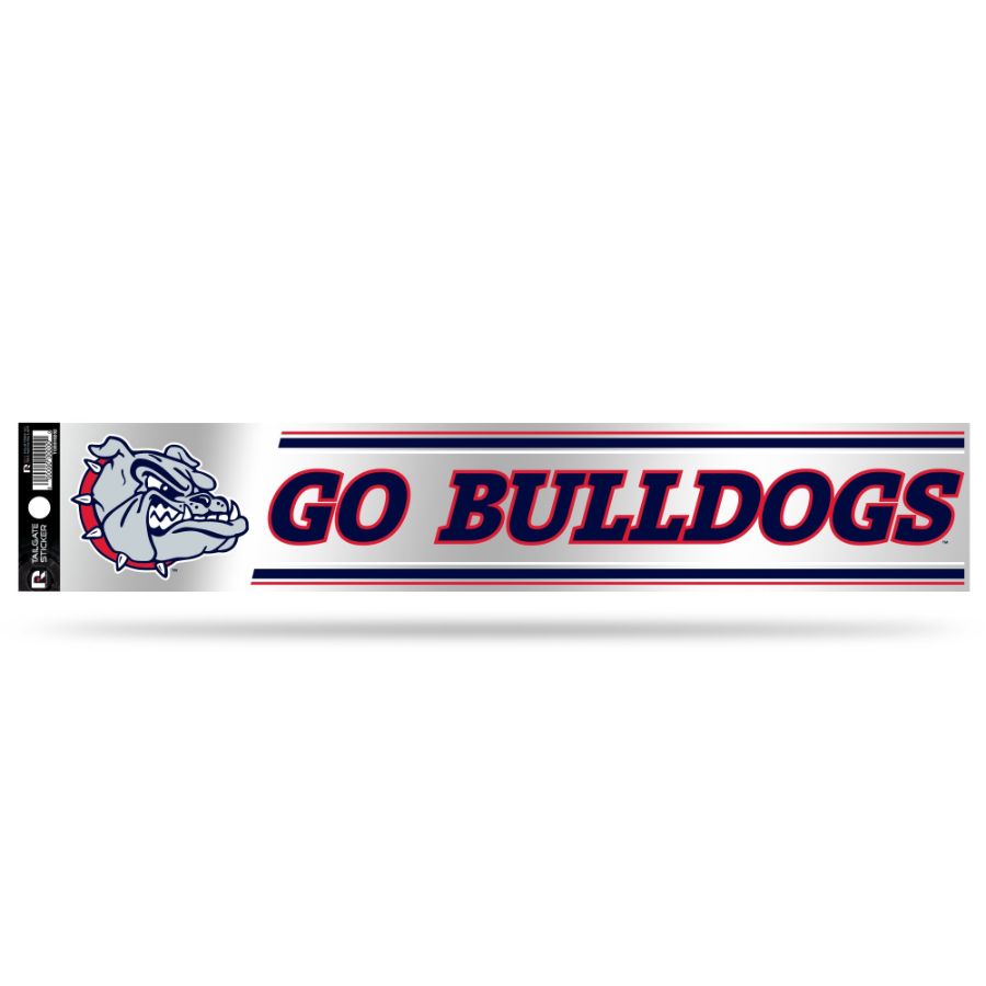 Gonzaga University Bulldogs - 3x17 Clear Vinyl Sticker at Sticker Shoppe