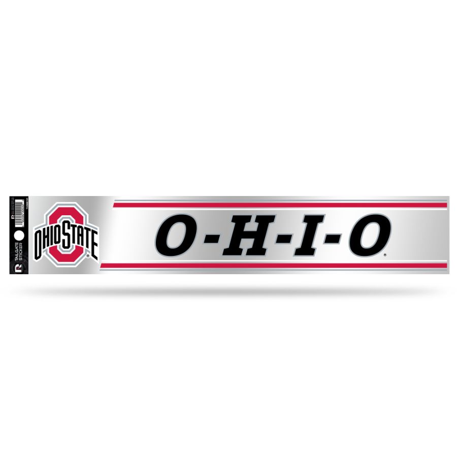 Ohio State University Buckeyes - 3x17 Clear Vinyl Sticker at Sticker Shoppe