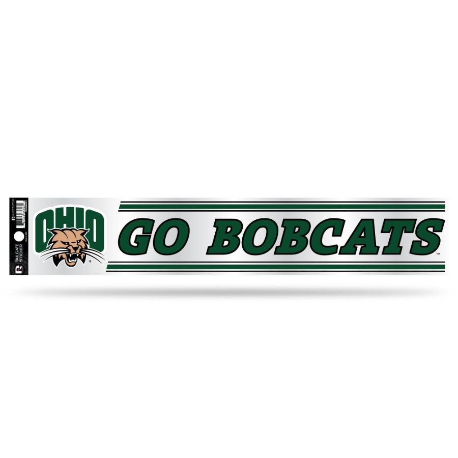 Ohio University Bobcats - 3x17 Clear Vinyl Sticker at Sticker Shoppe